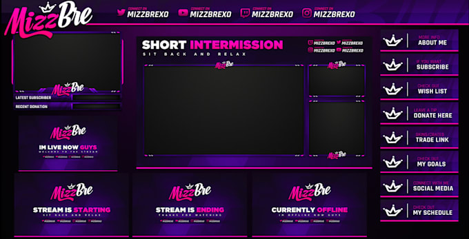 Create a stream package for you by Mmdesigns00
