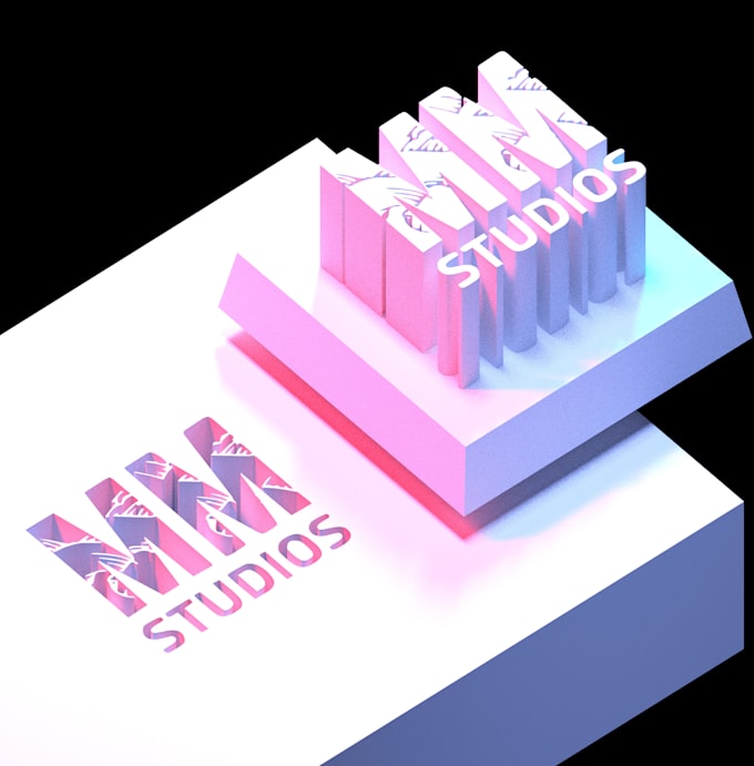 Create a simple 3d album cover or background on blender 3d by Marmedstudios