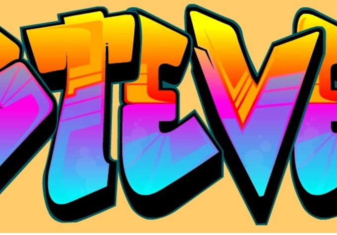 Make a personnalized graffiti of your name by Prodrawer