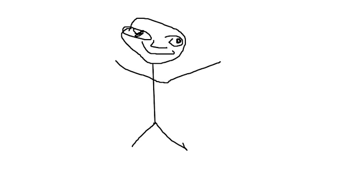 Draw a stick figure on ms paint for you by Psychocreepr