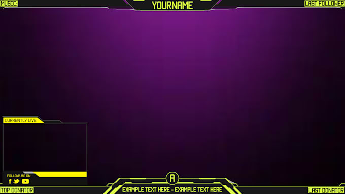 Create a custom streaming overlay by Aiden624