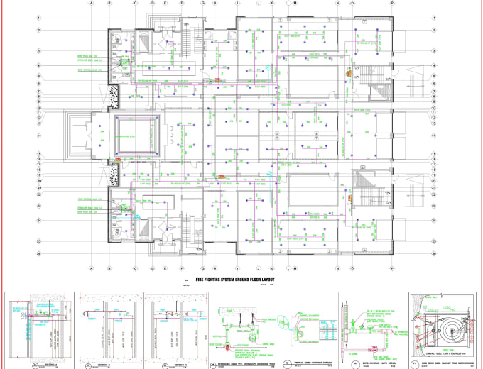 Typical Fire Sprinkler System Layout
