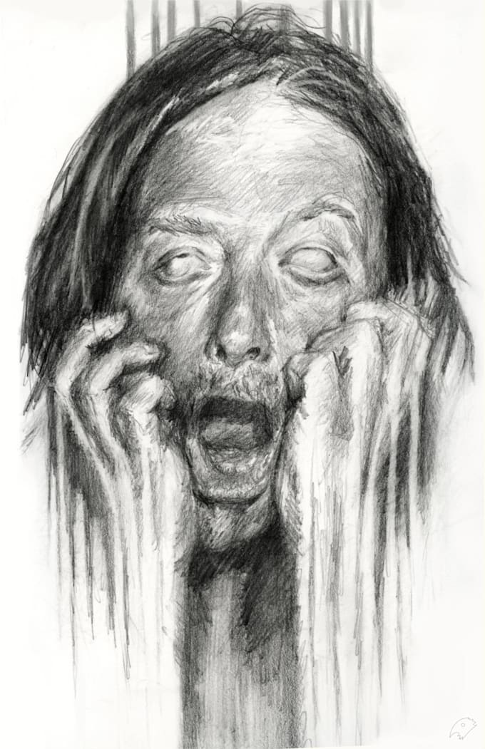 how to draw a person yelling