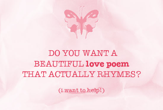 Write a beautiful love poem that rhymes by Nicheking
