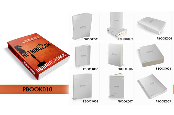 Turn your flat book cover into a 3d book cover by Hrmahib1994