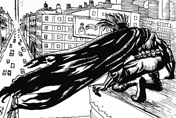 Pencil and ink a comic book page by Jay1280