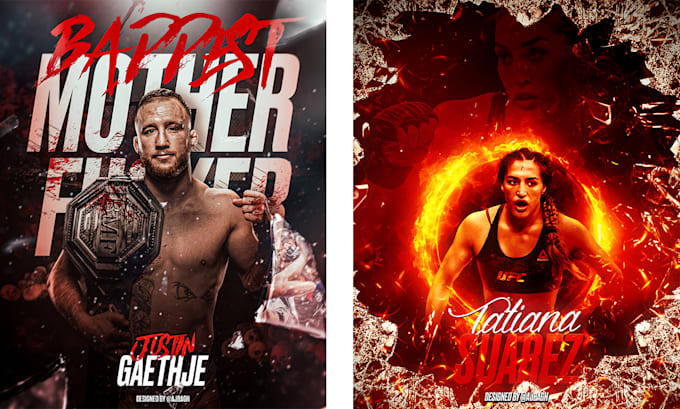 Ufc Female Fighters Poster