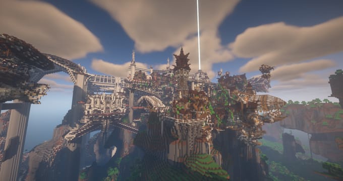 Floating House Minecraft Project Floating House Creative Mode