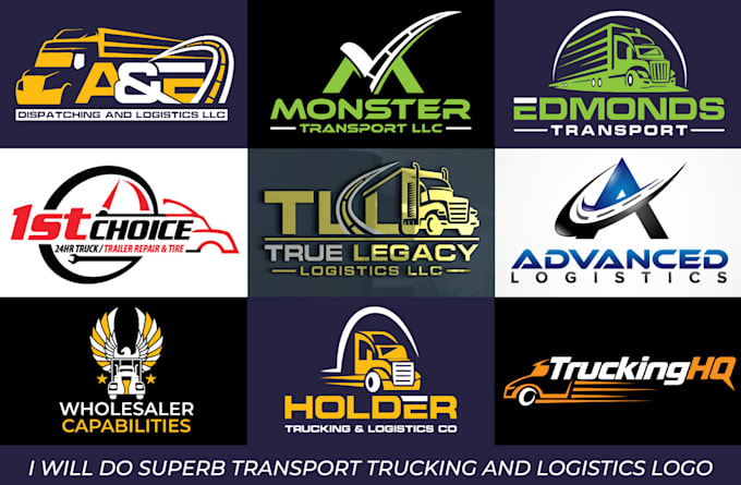 Logistics And Transport Logos 𝗠𝗼𝗧𝗟