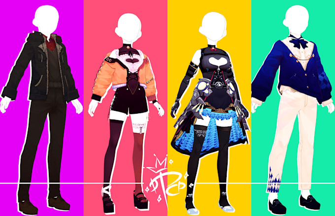 Vroid Clothes VRoid Studio V2.0.0] The Dress Up Feature And The XWear