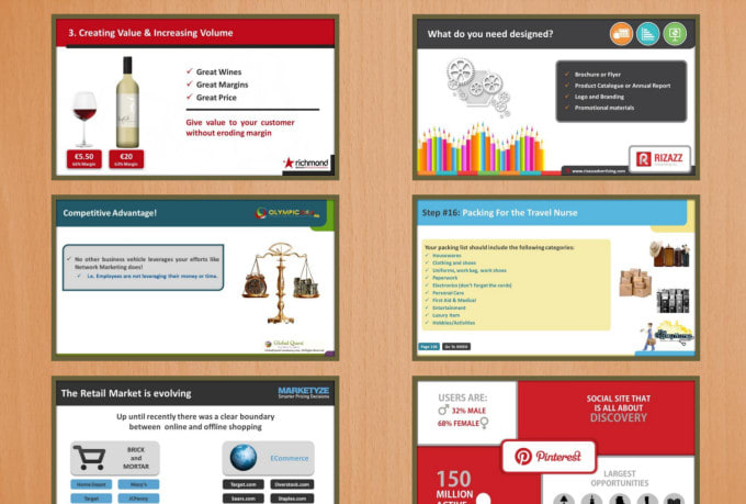 Make attractive powerpoint slides by Hassam1001