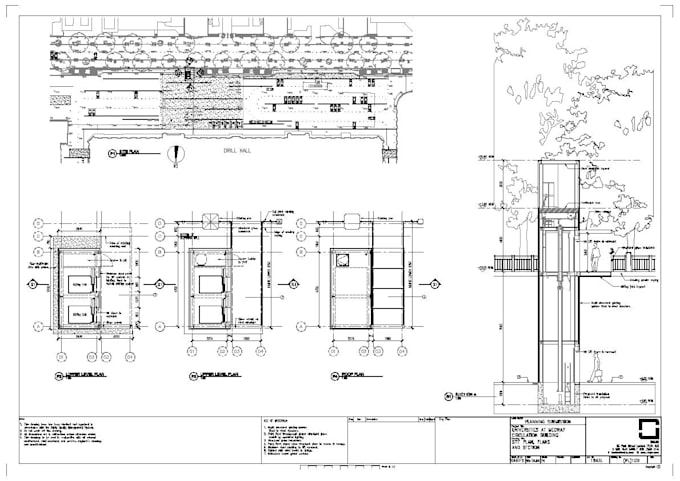 Draw any building part in 2d autocad by Architectina