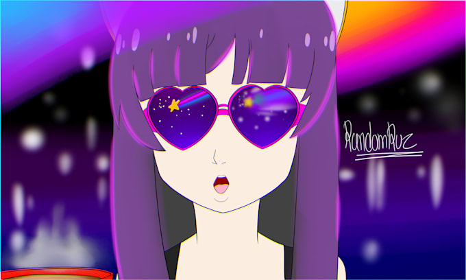 Make a wacky background for your pc or smartphone by Ruztusspot