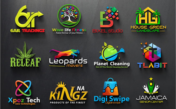 3d World Logo A Unique Modern 3d Logo Design, With Unlimited Revisions