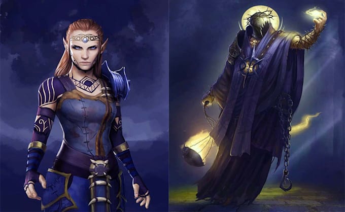 Dd Female Wizard