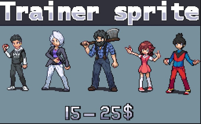 Gerador De Sprites De Personagens Pokemon Sprite Do Personagem Do Jogo