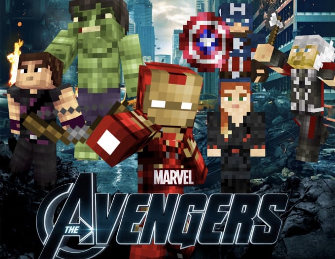 Logotipo De Minecraft Marvel