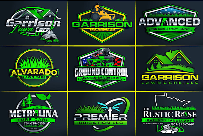 Lawn Care Logo Maker Lawn Care Logo Design Inspirations Unlimited