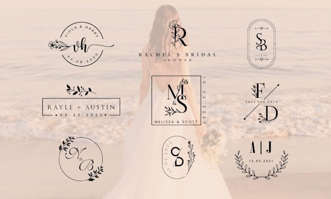 Wedding monogram design 60 photos - Vianawedding.com