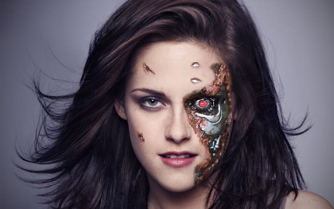 Add terminator eye effect on your picture by Saibanahmad