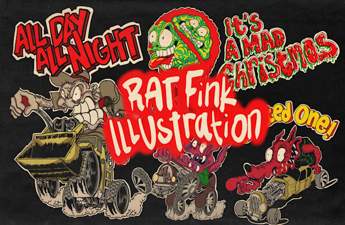 Rat Fink Art Wallpaper