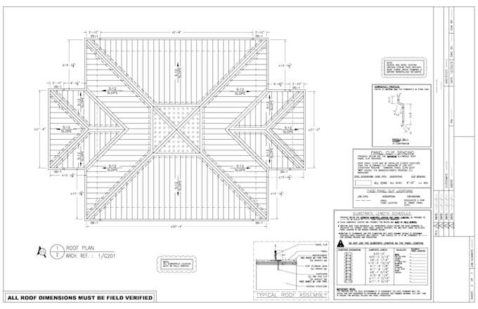 Dibujo Detallado De Techo Plano Desarrollo De Plano Para Mansión