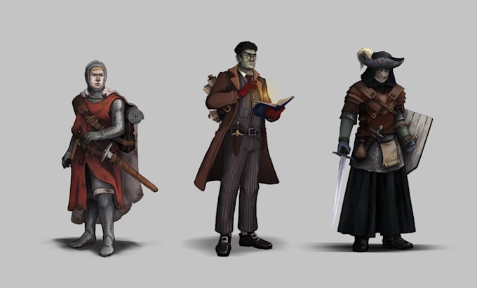Fantasy Hero Concept Art