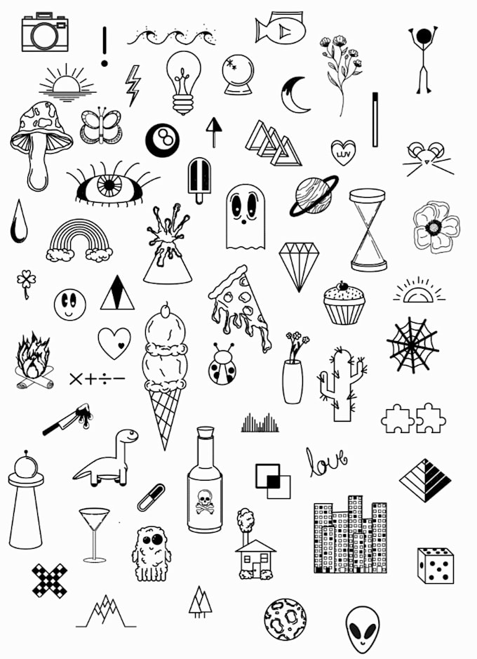 Planche De Flash Tattoos