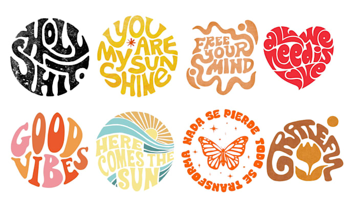 Typography Logo Circle