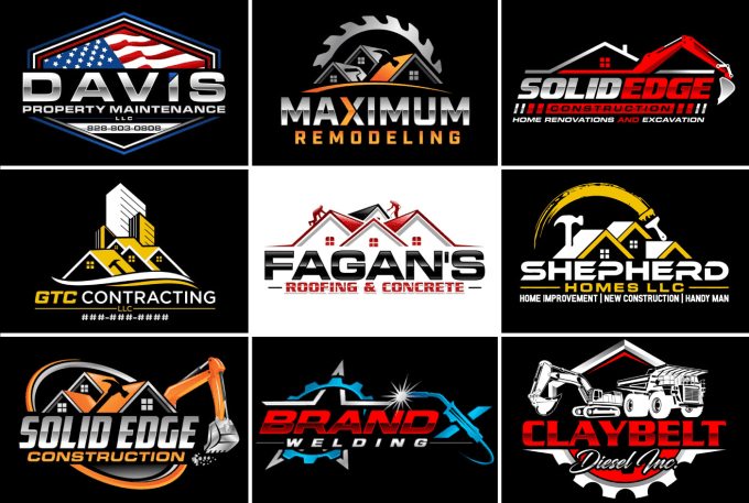Concrete Logos For Businesses