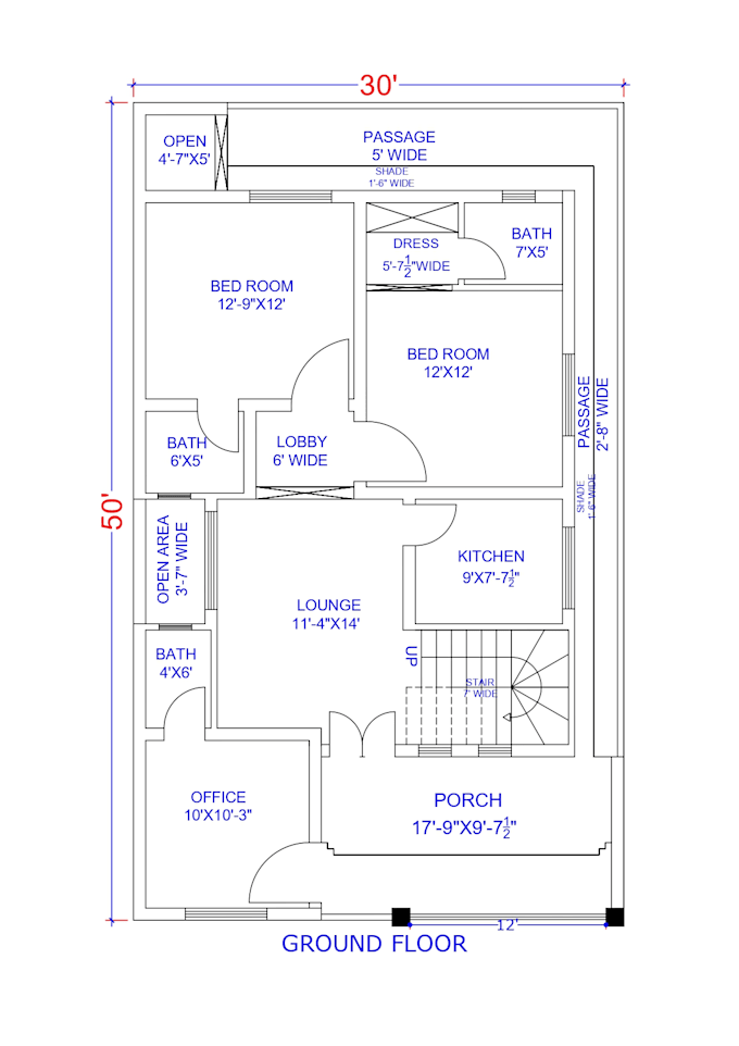 2d Sketch Floor I Will Draw Electrical Design Drawing Floor Plan On