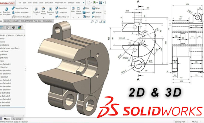 Solidworks 3d Cad Drawing