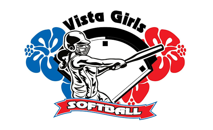Fastpitch Softball Team Logo