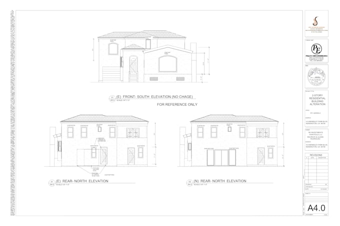 2d Architectural Elevations