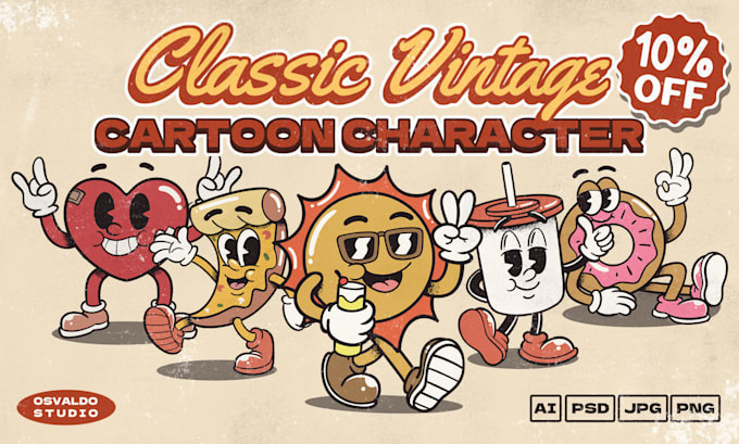Retro Cartoon Style