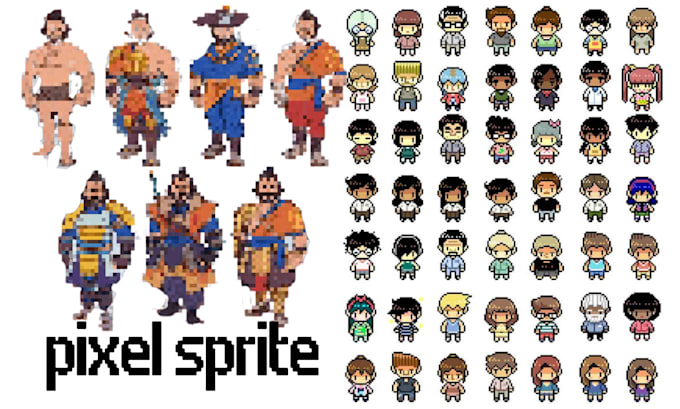 Design 2d Sprite Sheet Fnf Sprite Rpg Maker Rpg Sprite 2d Pixel Art