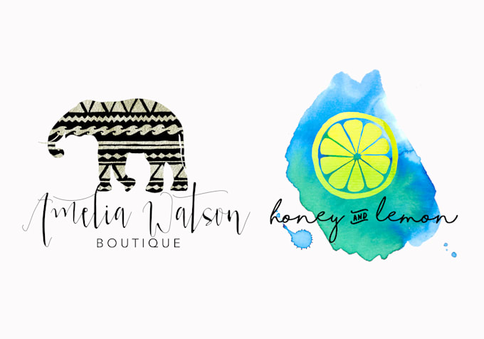 Design a professional hand painted logo by Jeanincreates