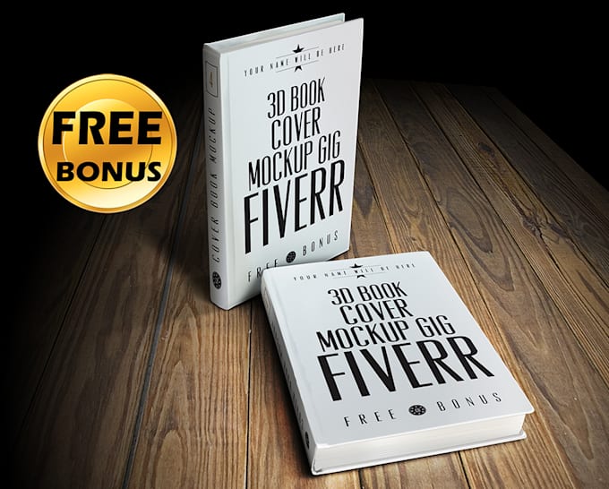 Transform 2d book cover to unique 3d books by Turbodesign