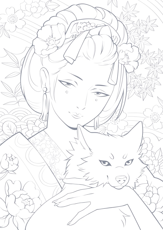 converting digital pictures to coloring book pages