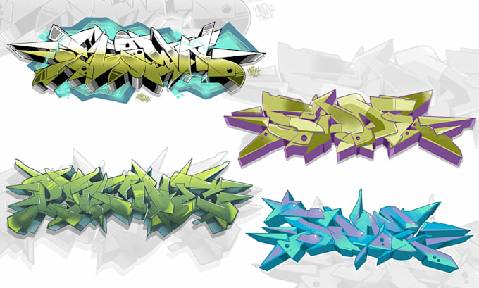 Graffiti Wildstyle Sketches