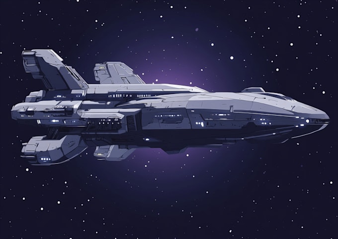Sci Fi Ruimteschepen Een Scifi Horrorscène Met Een Ruimteschip Vol