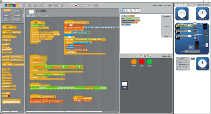 Help you with scratch programming or ou tu100 sense projects by Kstampo