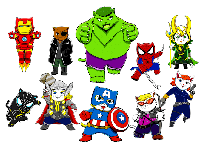 Draw mascot cartoon character design by Irkurniadi