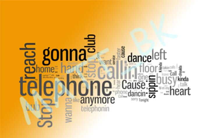 Create 5 high resolution word clouds by Matt_bk