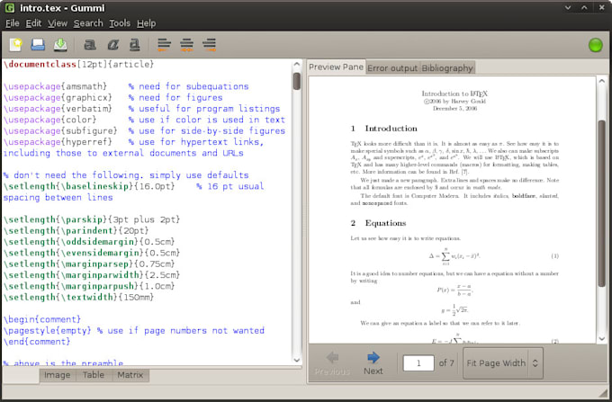 Latex Project