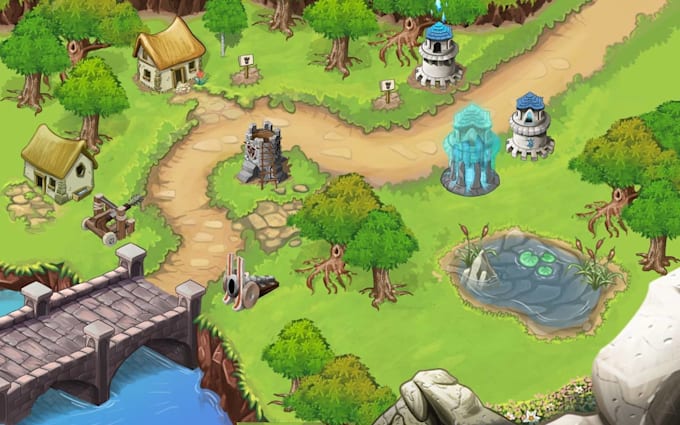 Create 2d game assets and prop concepts by Alexlazar