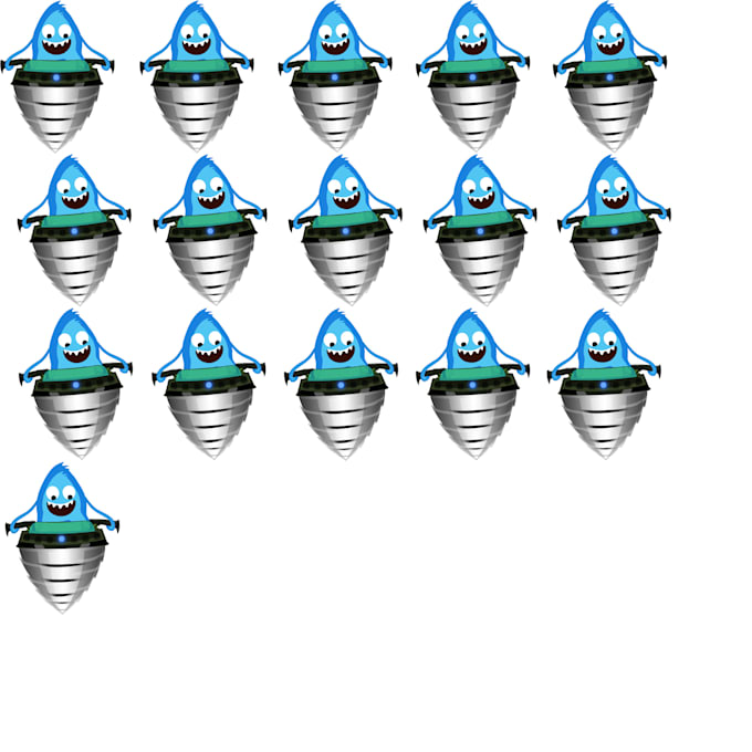 I will create sprite sheet for your character | Animated Characters ...