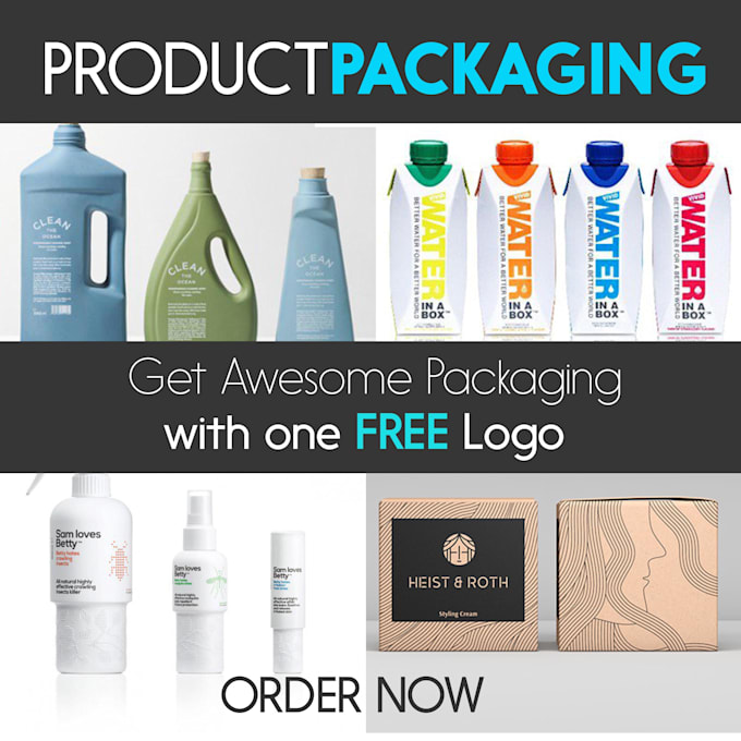 Create a product packaging design or a label design by Marcstudios