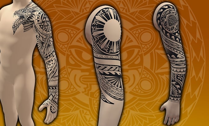 Traditional Polynesian Tribal Tattoo Designs Polynesian Tattooing