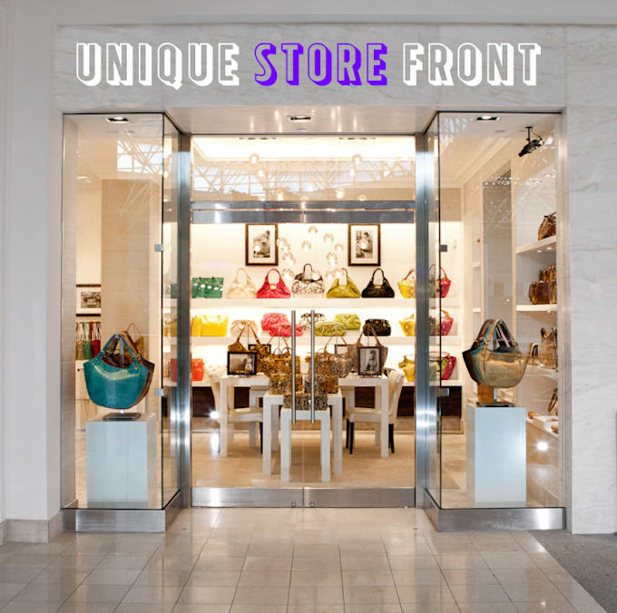 Design innovative storefront in 2d and 3d by Iarbadshah